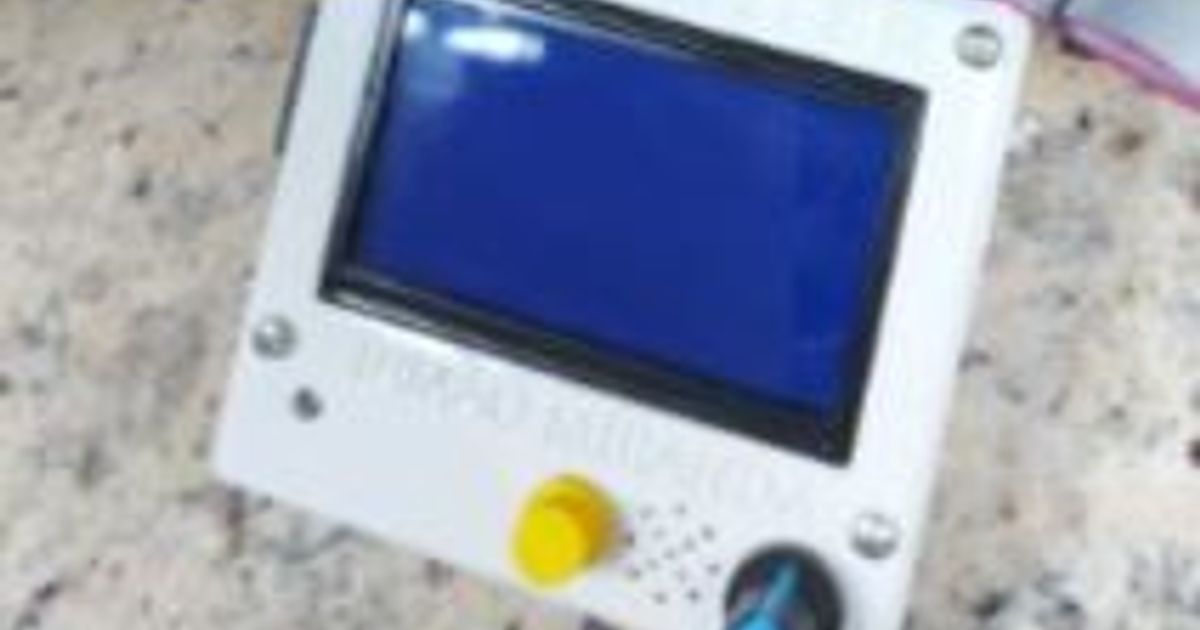 LCD12864 RepRap Full Graphics case by Wagner Lima | Download free STL ...