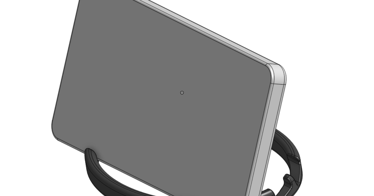 Minimal Ring - Desktop Phone Stand by Matthew | Download free STL model ...