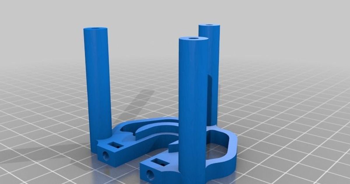 Volcano Hot End Mount for Resinseer's Improved E3D V6 Hotend Mount for ...