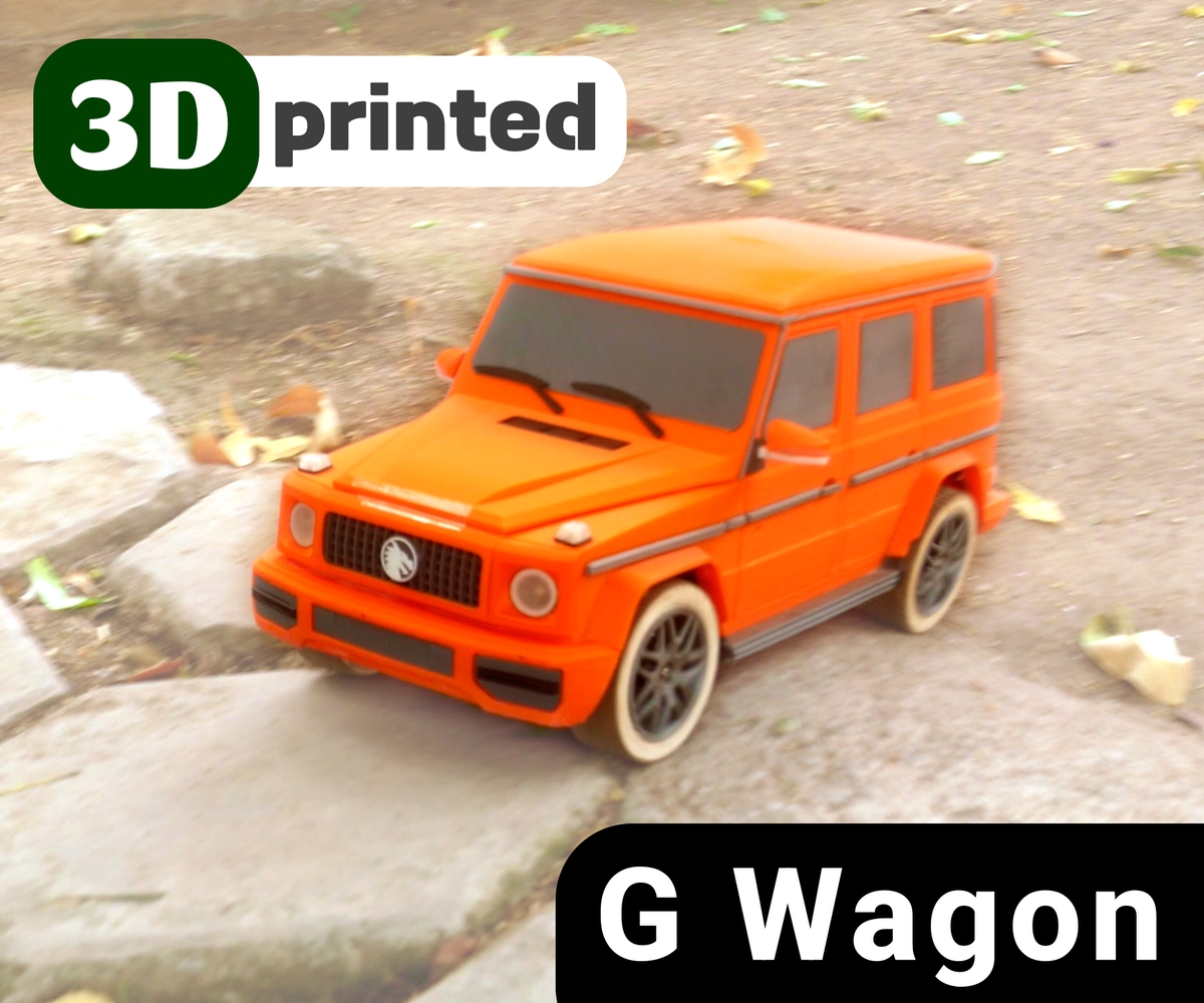 G-Wagon - 3D printed 4x4 RC car (Body) by RamBros | Download free STL model | Printables.com