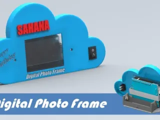 Digital photo frame using arduino and 2.4 inch TFT Shield by Aakaar Lab | Download free STL ...