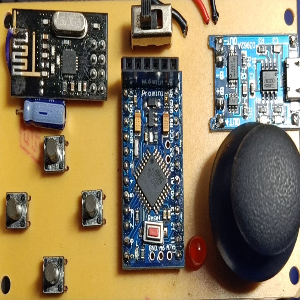 Custom Remote Control Case Using Arduino And Nrf 2401 Transceiver By