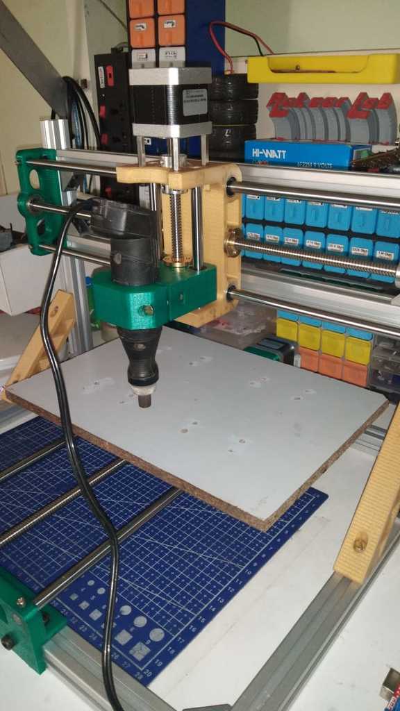 Mostly 3D printed CNC 3018 DIY autorstwa Aakaar Lab | Pobierz darmowy ...