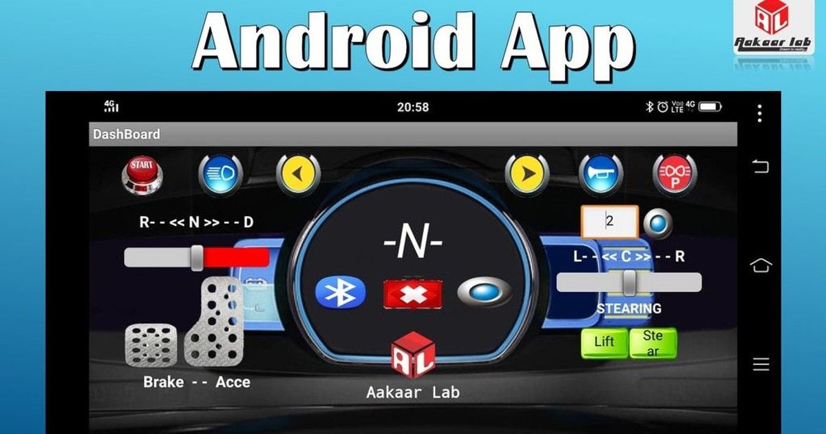 Android app based Bluetooth controlled RC Tractor (Arduino Nano) by ...