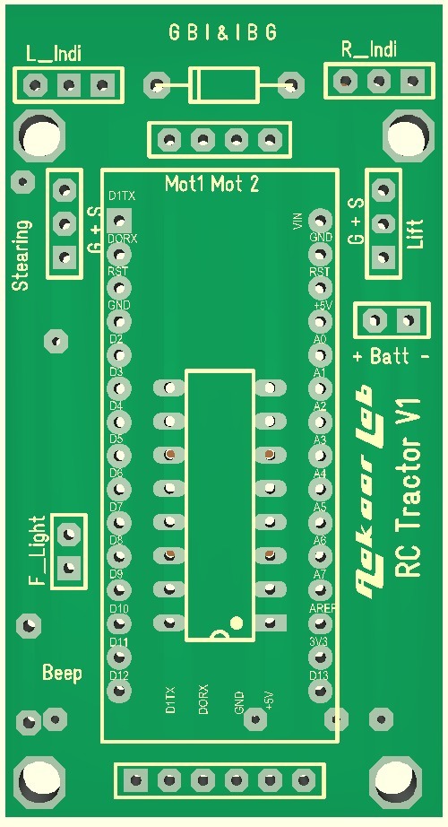 Android app based Bluetooth controlled RC Tractor (Arduino Nano) by ...
