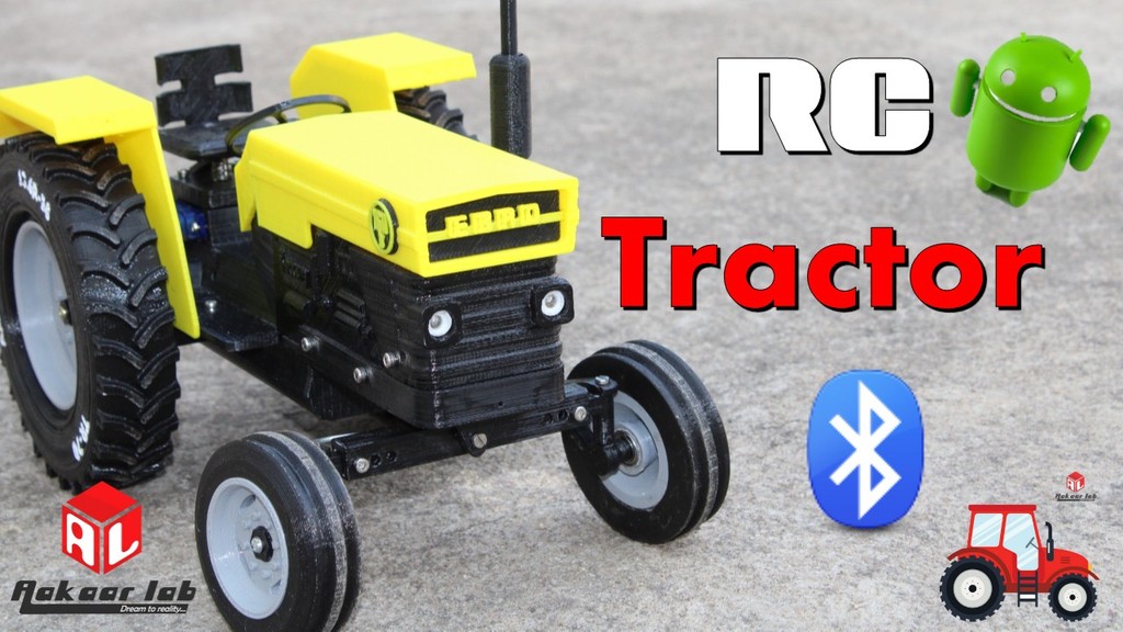 Android app based Bluetooth controlled RC Tractor (Arduino Nano) by ...