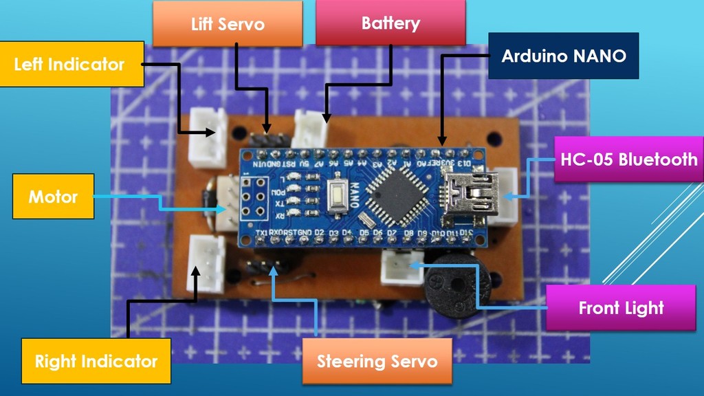 Android app based Bluetooth controlled RC Tractor (Arduino Nano) by ...