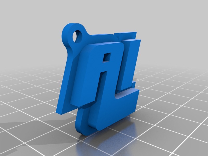 Key chain Aakaar Lab by Aakaar Lab | Download free STL model ...