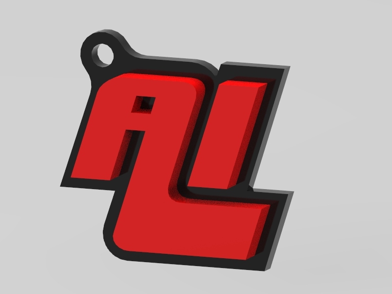 Key chain Aakaar Lab by Aakaar Lab | Download free STL model ...