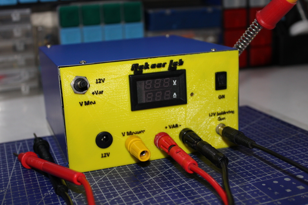 Home Made Desktop Lab power supply by Aakaar Lab | Download free STL ...