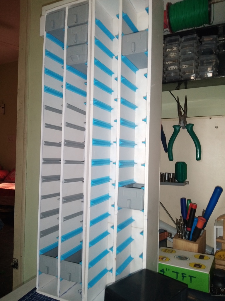 3D printed DIY Component Organizers by Aakaar Lab | Download free STL ...