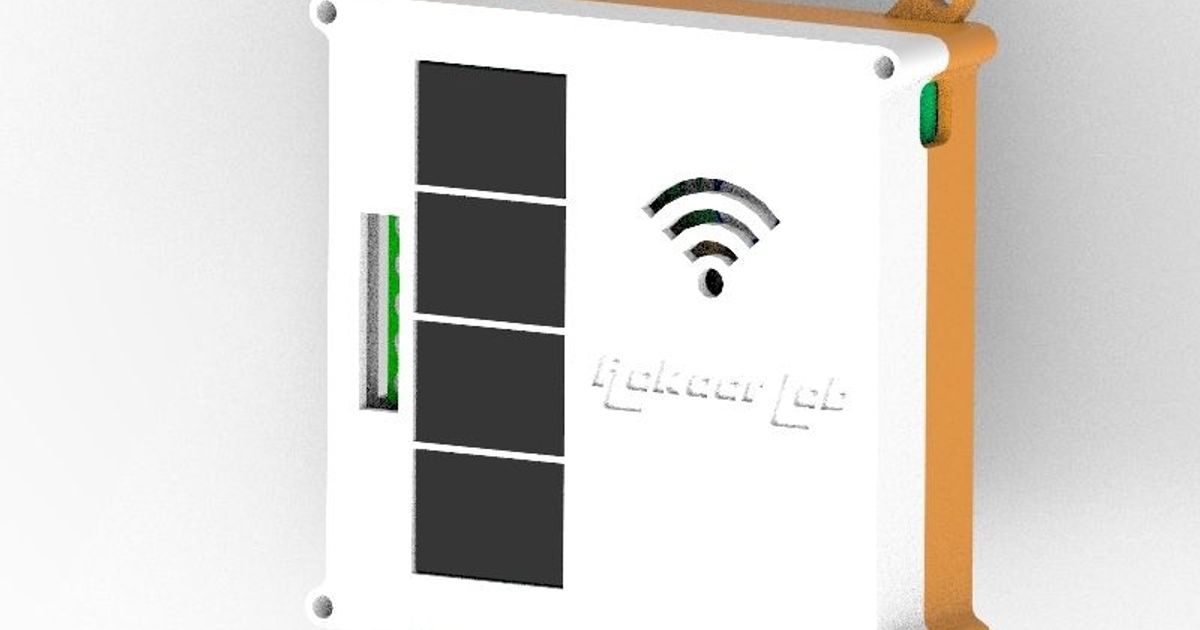 Wifi (ESP8266-12F) based 4 Relay control by Aakaar Lab | Download free STL model | Printables.com
