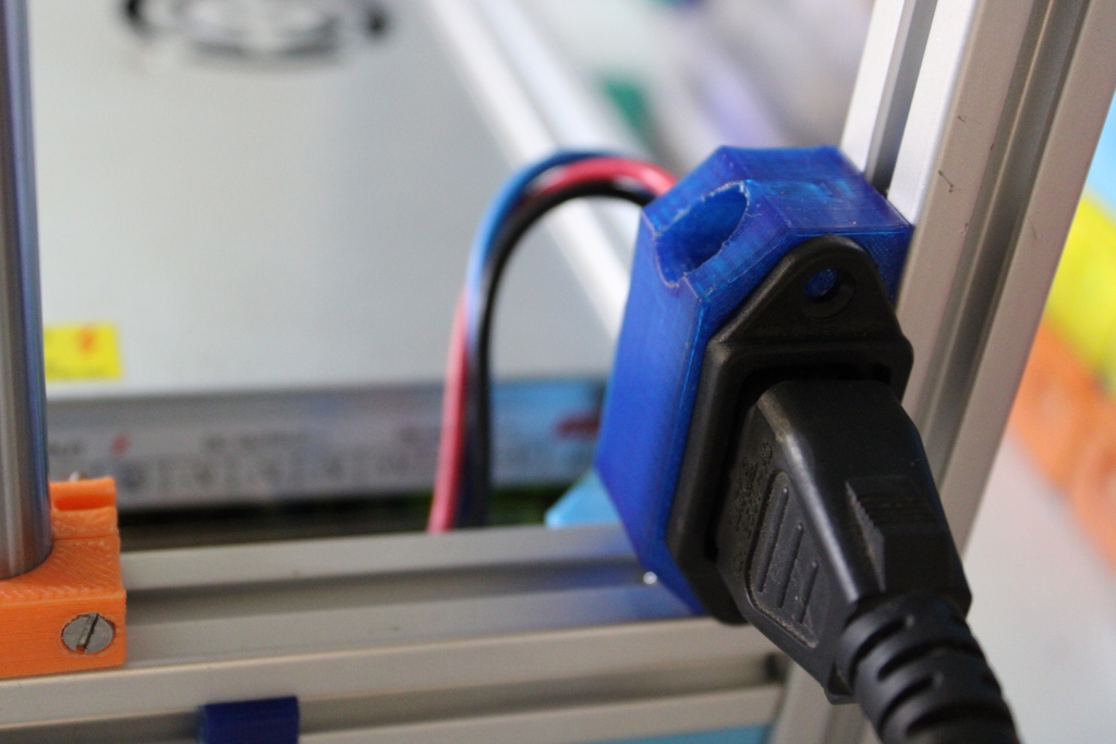 Power Socket Holder for 2020 extrusion by Aakaar Lab | Download free ...