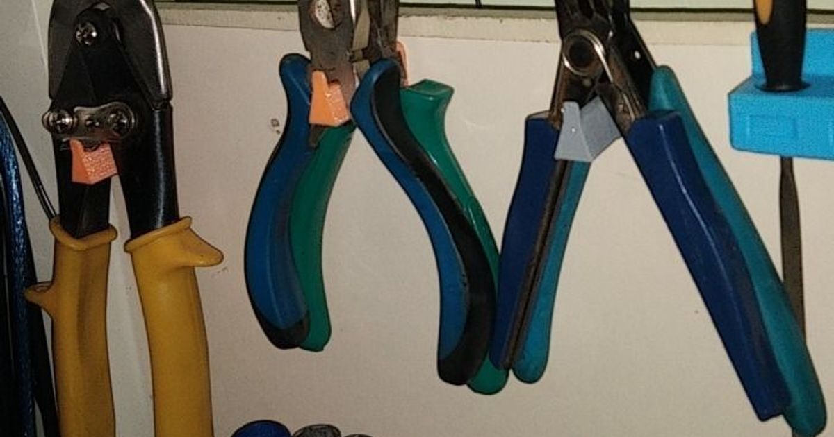 A Simple strong holder for cutting pliers nose pliers and cutters by ...
