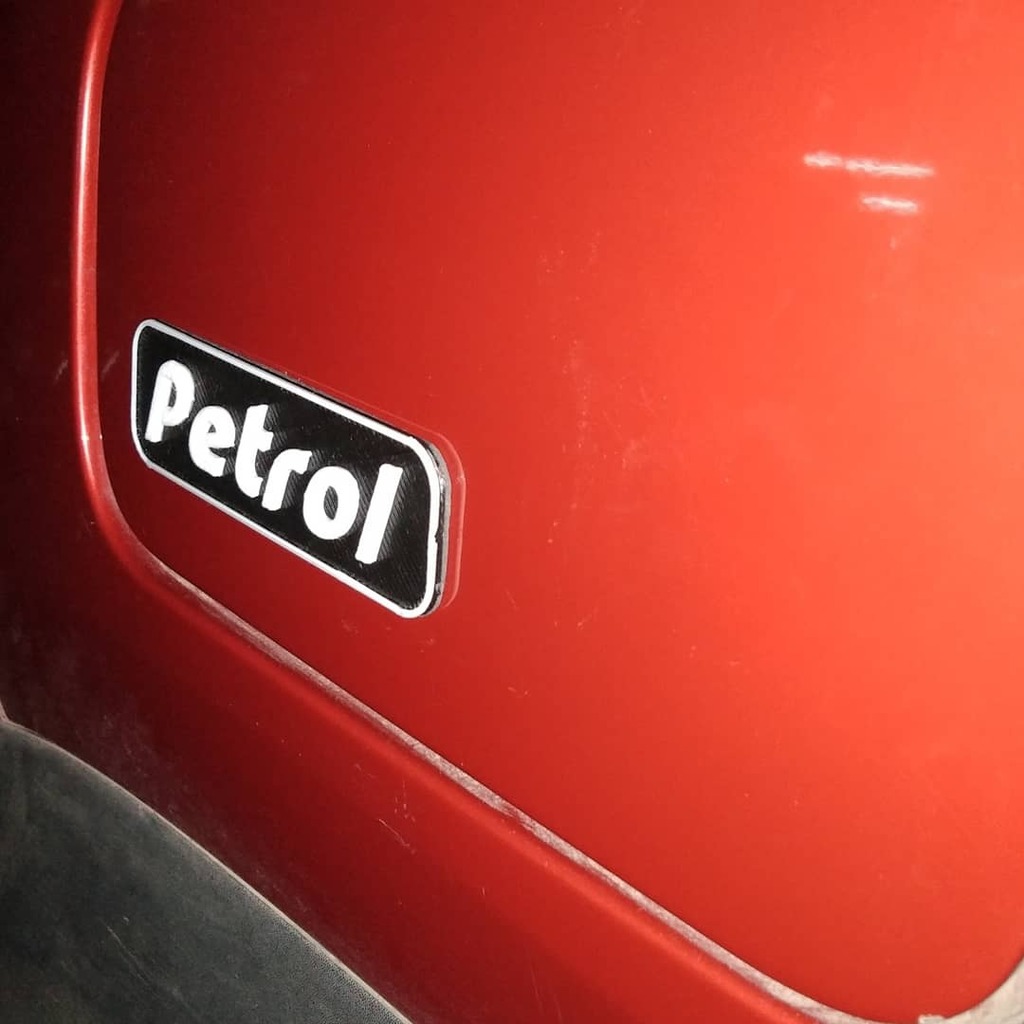 3D Petrol label for cars by Aakaar Lab | Download free STL model ...