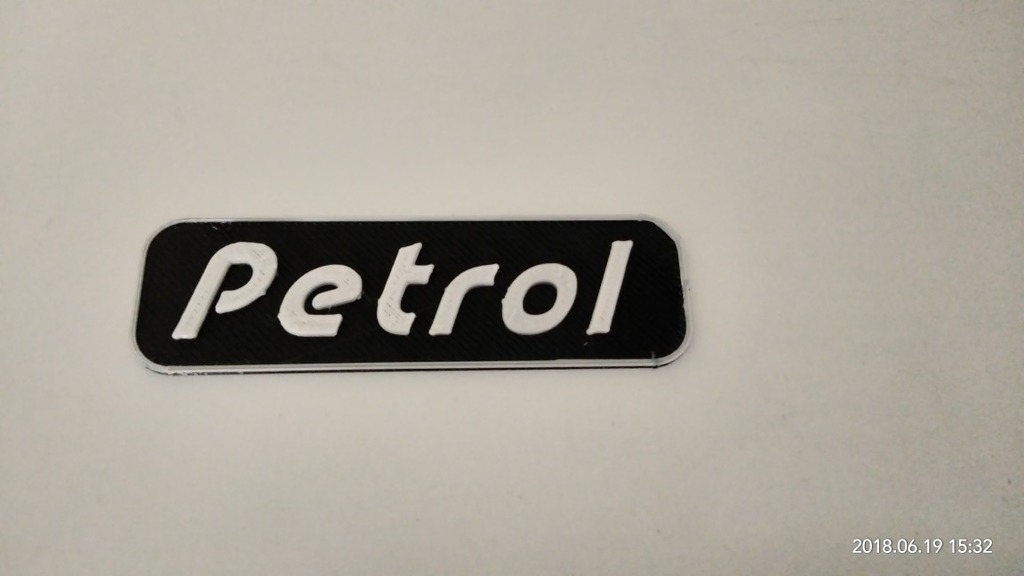3D Petrol label for cars by Aakaar Lab | Download free STL model ...