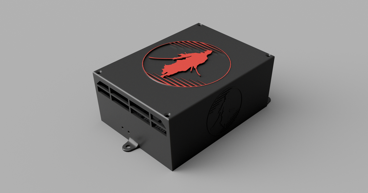 Bokuto Osaka case (wall mounted version) by Go Brrr | Download free STL ...