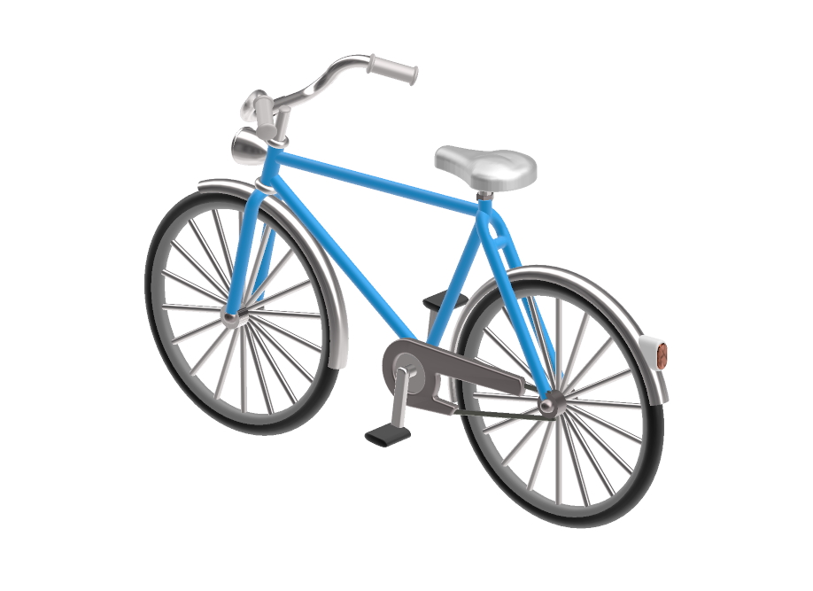 Bike in H0 scale by Enely | Download free STL model | Printables.com