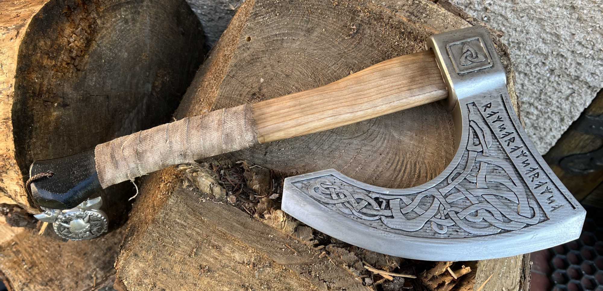 Viking Axe By Romcoromcoromco Download Free Stl Model