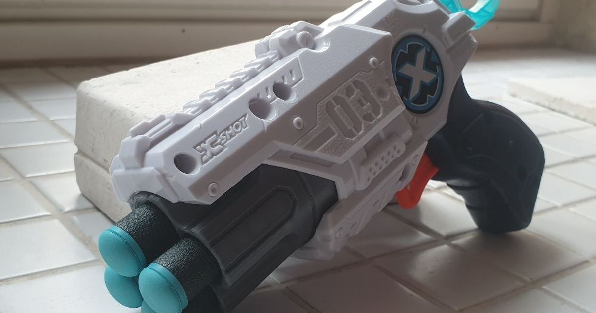 Xshot Excel MK3 - 4 Shot Barrel mod autorstwa Lilja3d | Pobierz darmowy ...