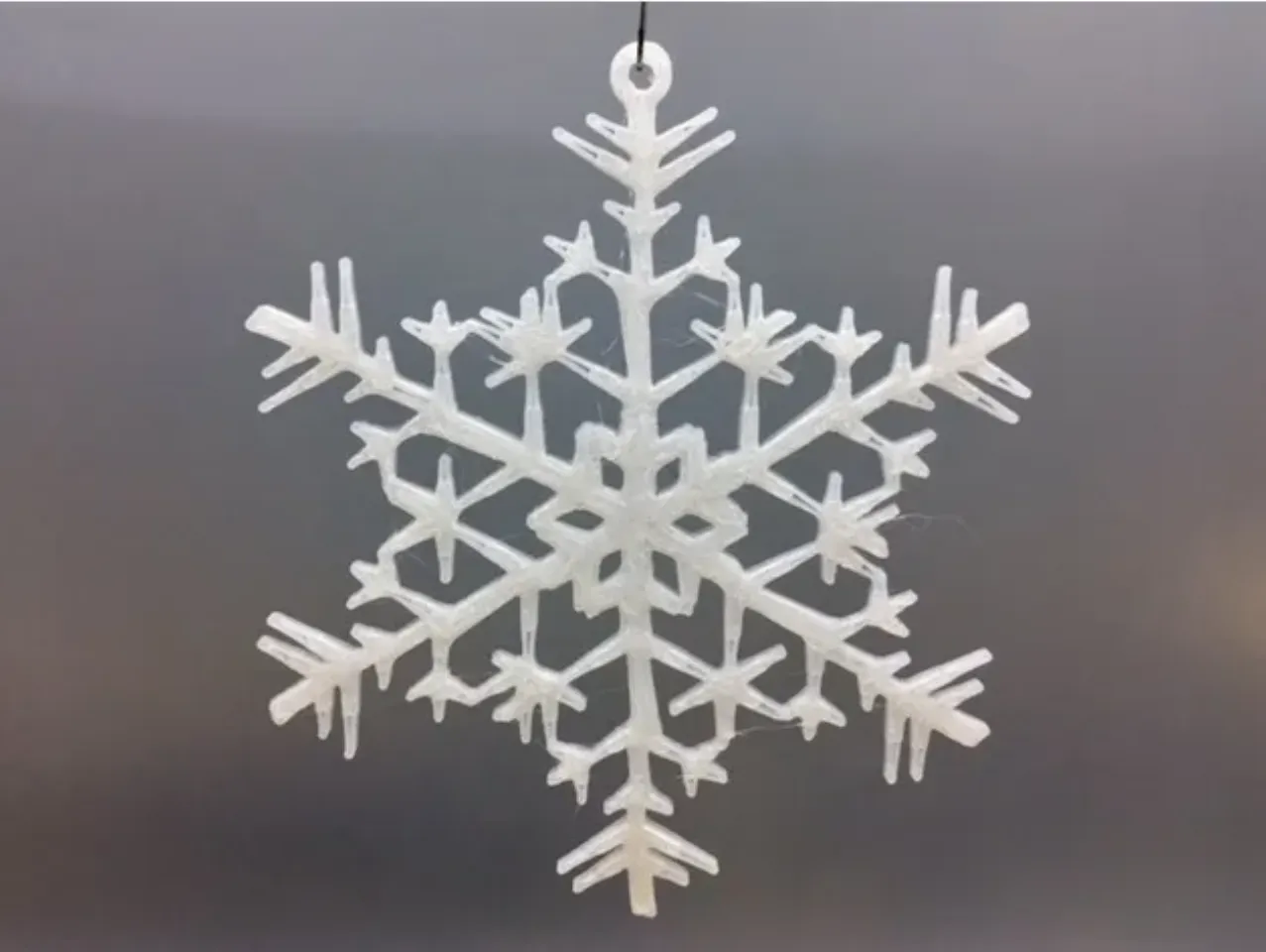 Organic Snowflake Ornaments by alex_3dprint | Download free STL model ...
