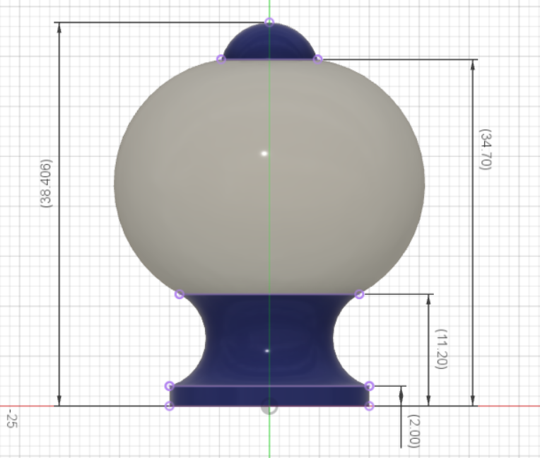 Basic Cabinet Knob by JP3D | Download free STL model | Printables.com