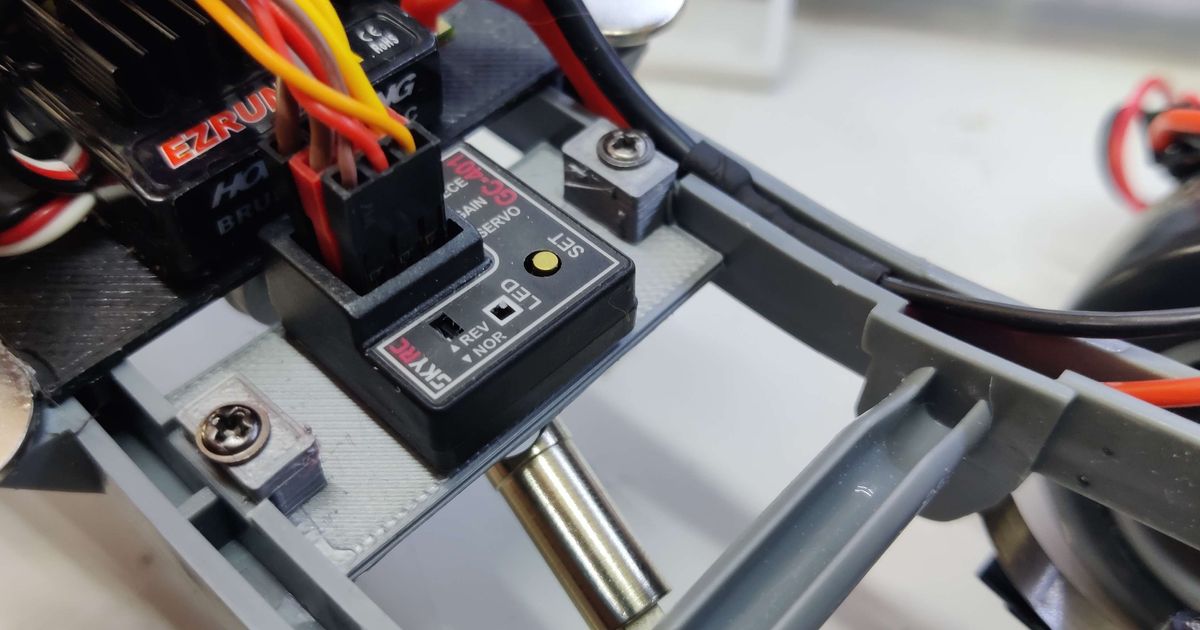 WPL D12 Gyro Mount by Thanos Mahairitsas | Download free STL model ...