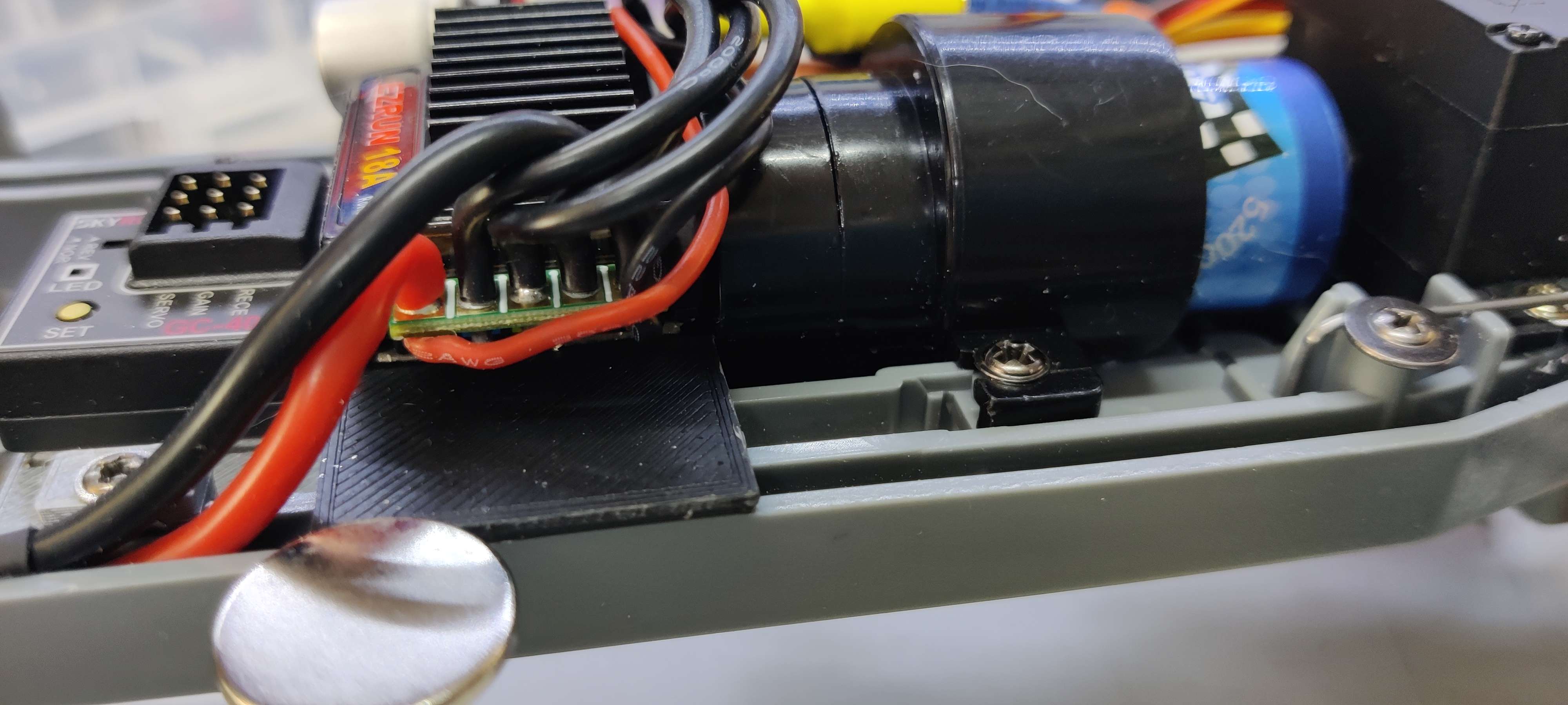 WPL D12 ESC Mount by Thanos Mahairitsas | Download free STL model ...
