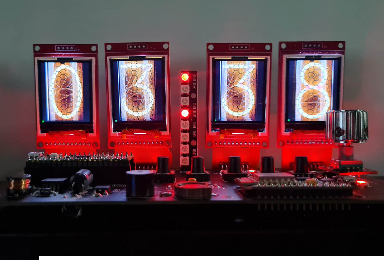 Cover LCD st7735 Nixie Clock by Yakroo108 | Download free STL model ...