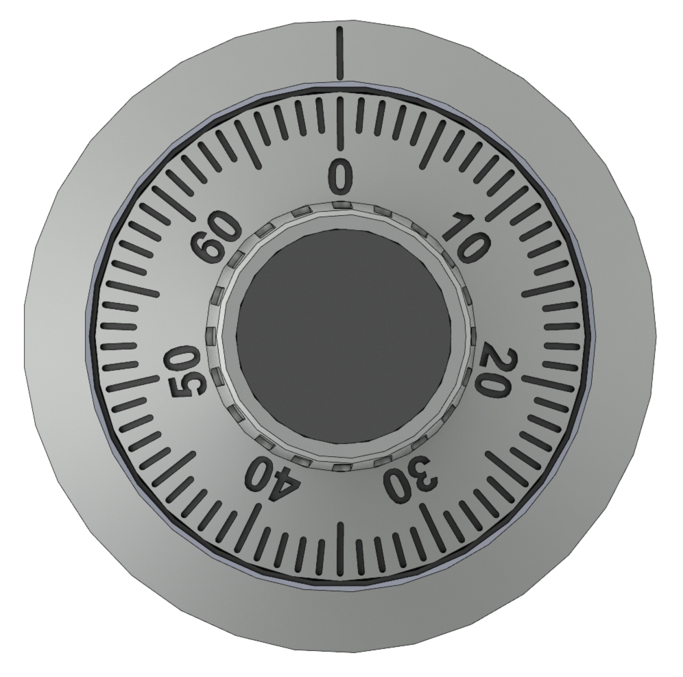 Safe Lock Knob - v2 by Regis | Download free STL model | Printables.com