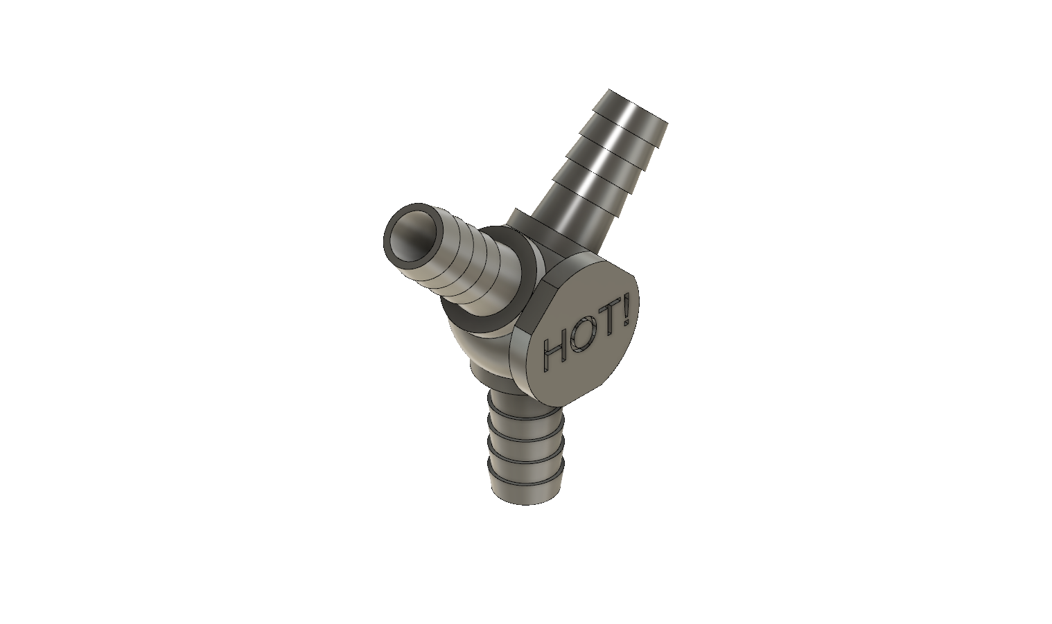 Water Hose Y connector by Andries Muylaert | Download free STL model ...