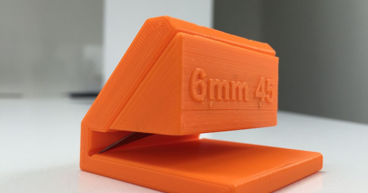 6mm foam bevel cutter 45° by Andries Muylaert | Download free STL model ...