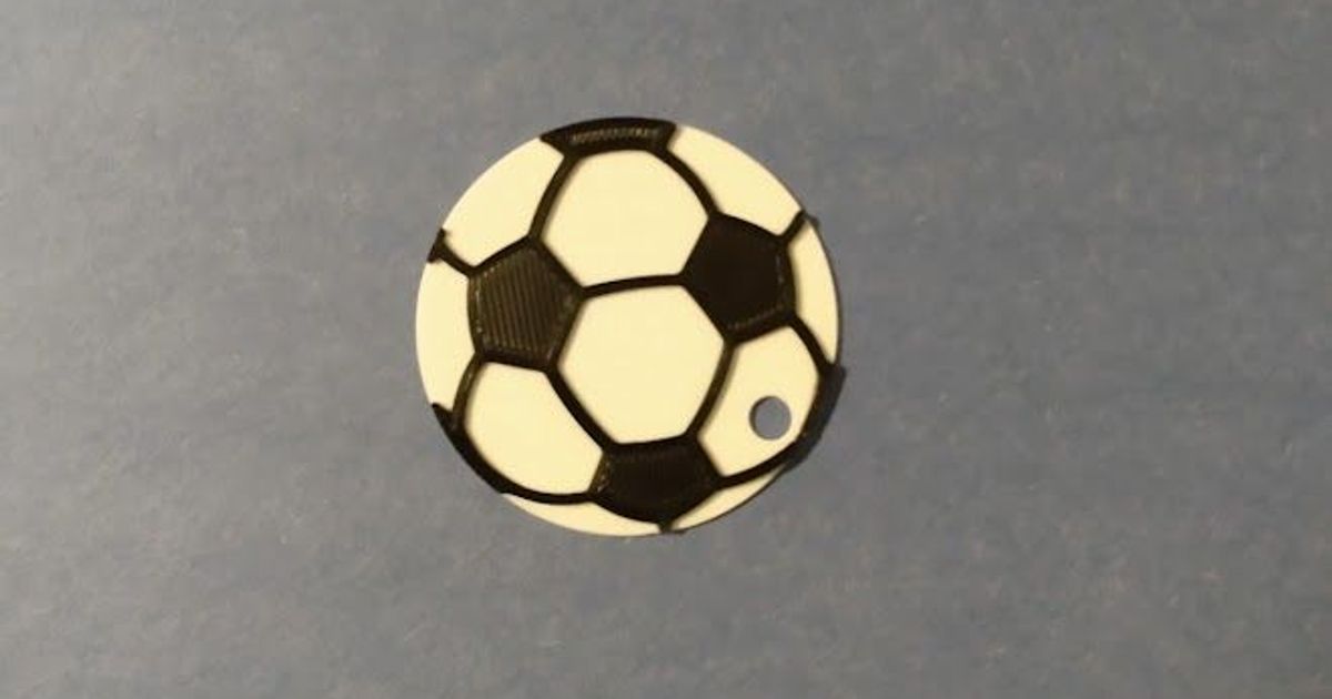 Soccer Keychain Remix by amyjo88 | Download free STL model | Printables.com