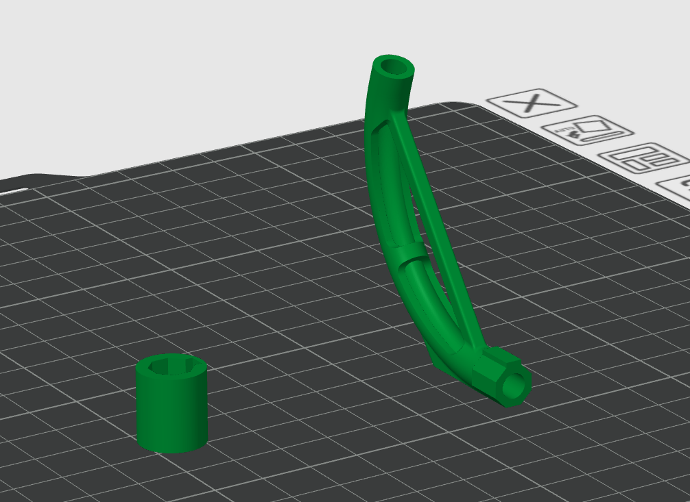 Bambu Lab X1 PTFE Minimum Radius Guide by mowcius | Download free STL ...