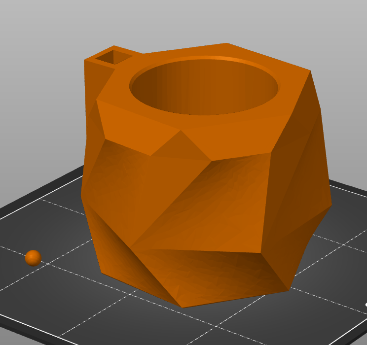 Angular Self Watering Plant Pot with Ball Float by Hektick101 ...