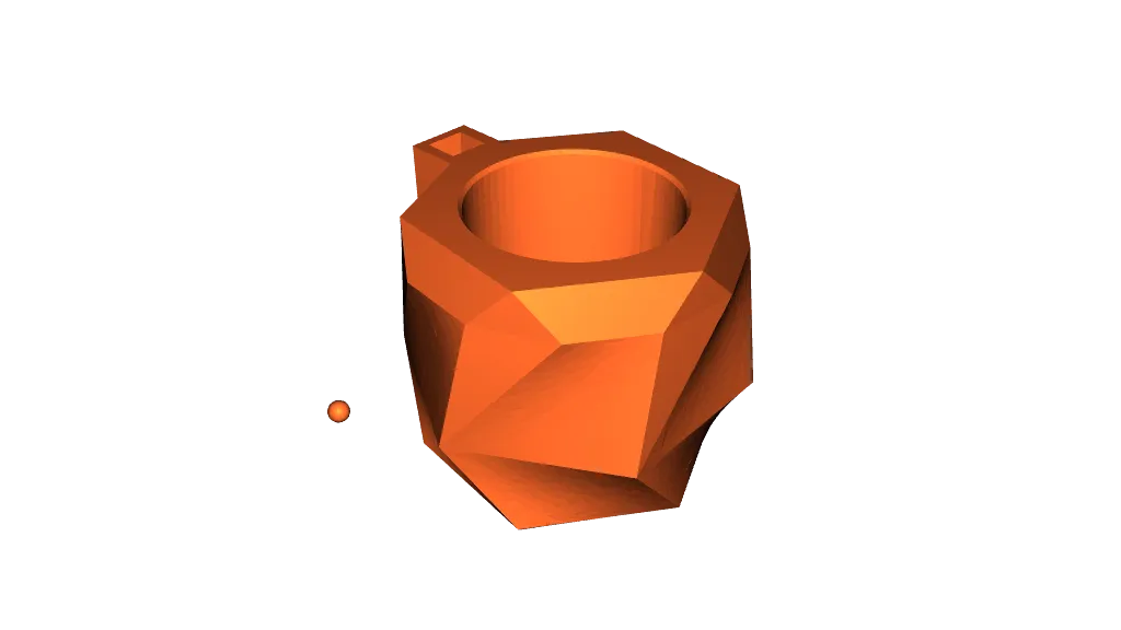 Angular Self Watering Plant Pot with Ball Float by Hektick101 ...