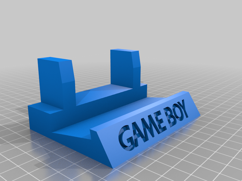 Gameboy Display Stand Full Set by Charky | Download free STL model ...