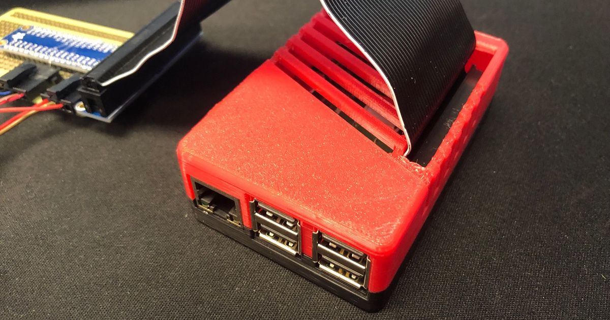 Raspberry Pi 3B+ Case with GPIO by Zach Barnes | Download free STL ...