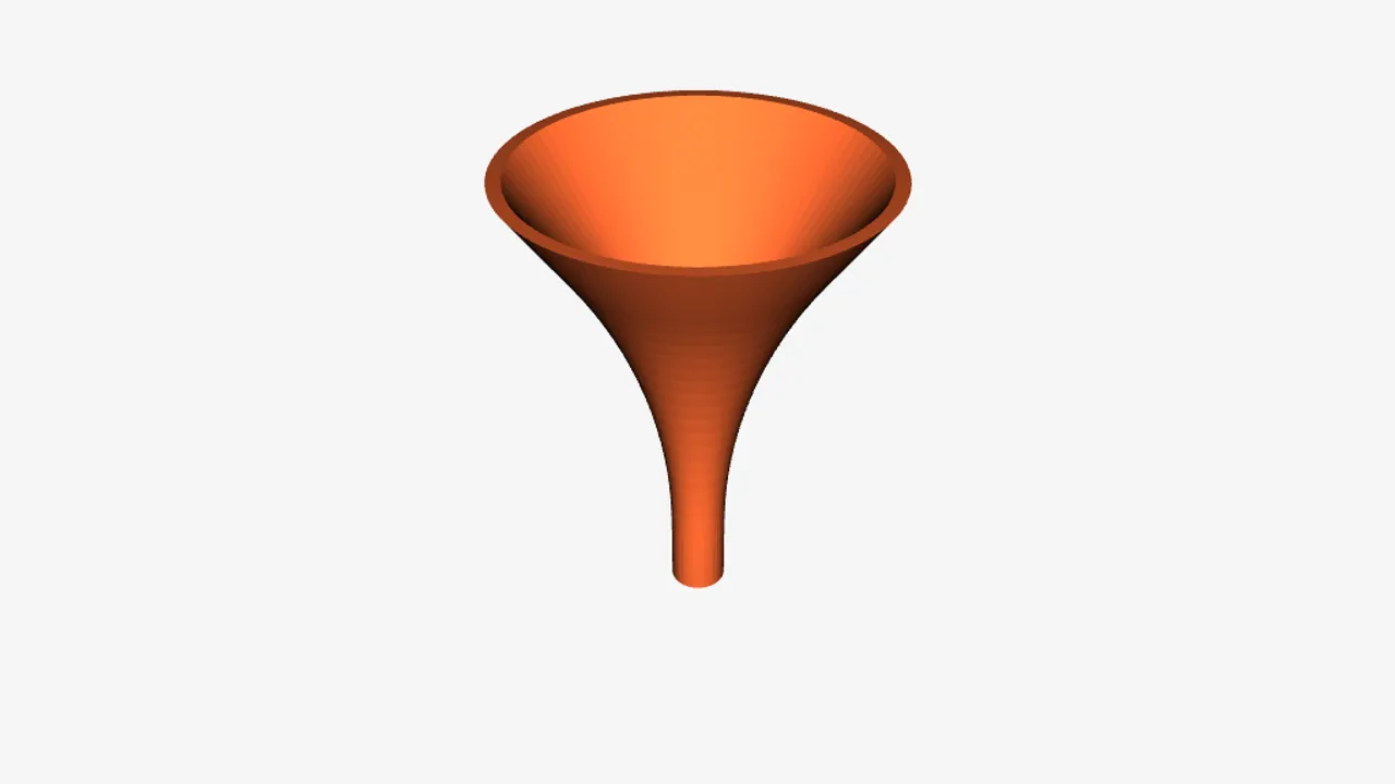 Simple Funnel by Dave3dDesign | Download free STL model | Printables.com