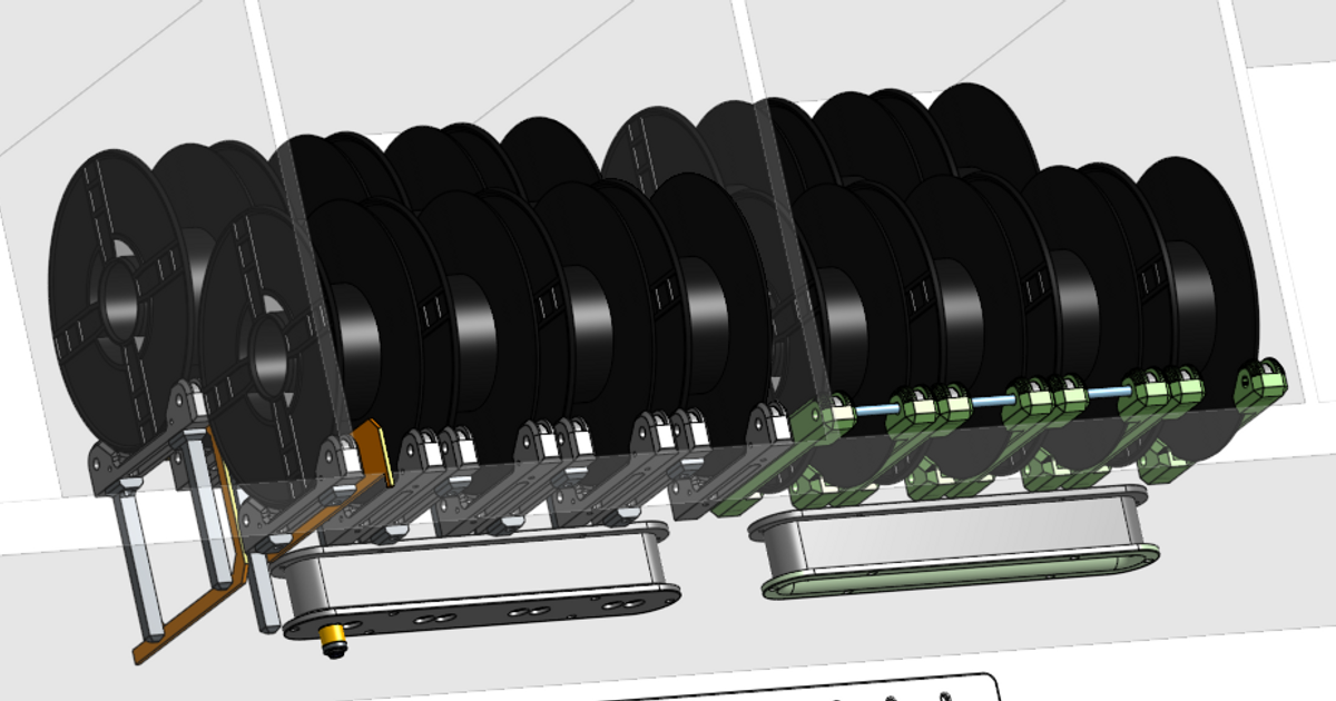 KALLAX MMU Filament System por 3Dwork.io | Descargar modelo STL ...