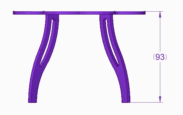 Doll table by MK Design | Download free STL model | Printables.com