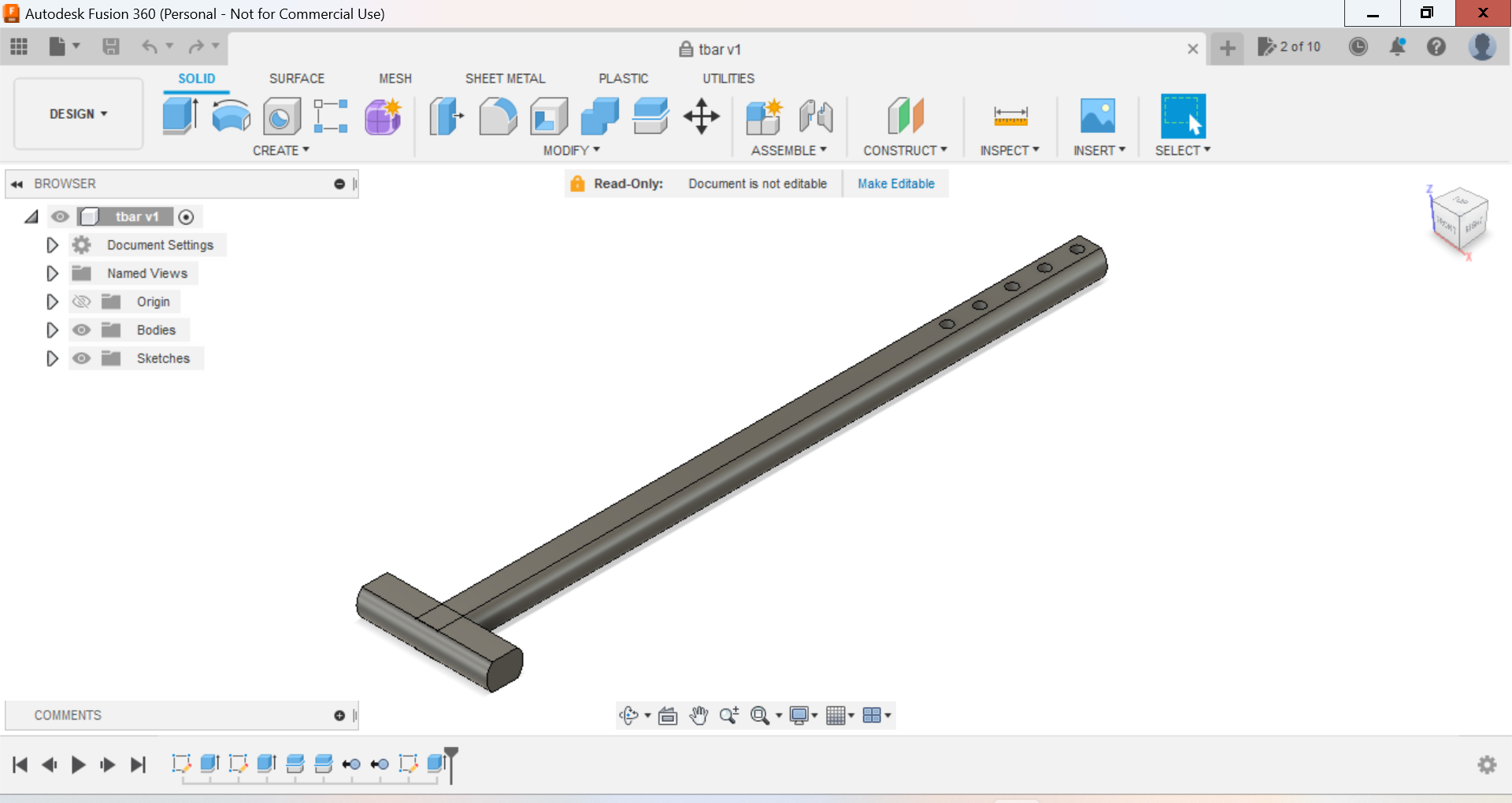 T bar by fr4nk | Download free STL model | Printables.com