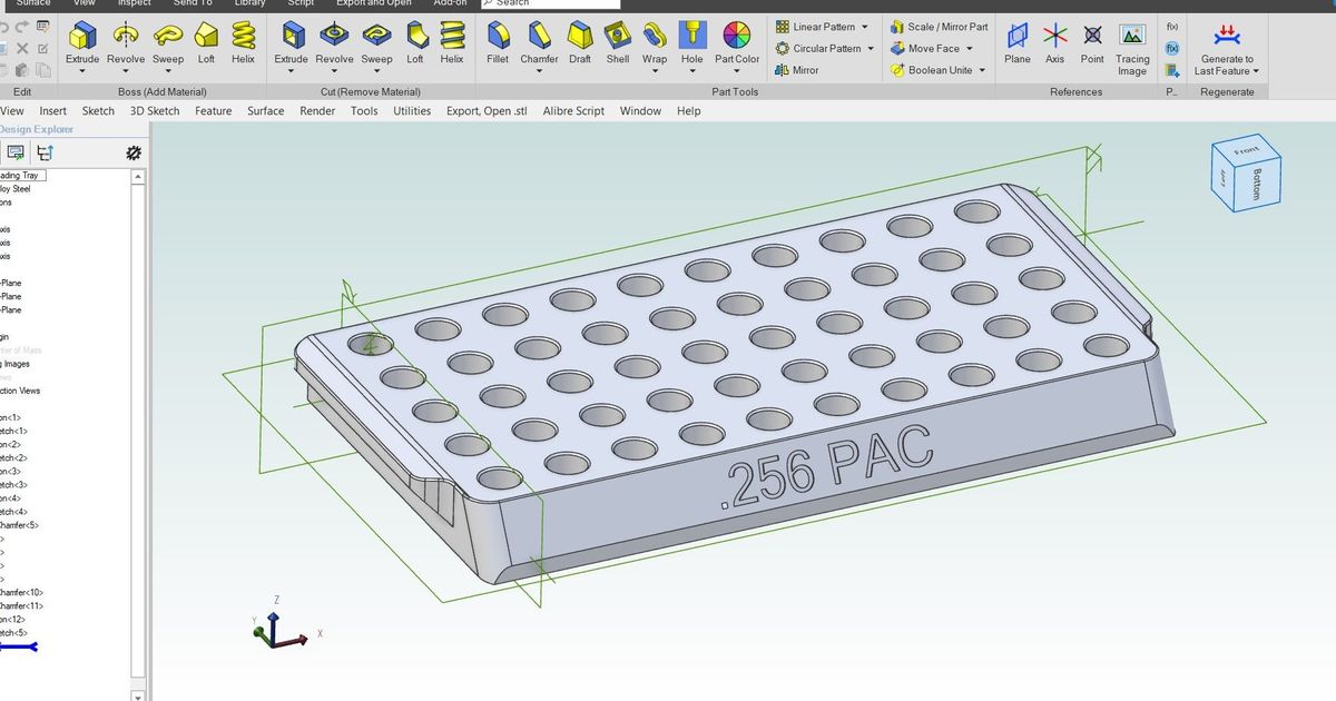 256 PAC Reloading Tray by Ken226 | Download free STL model | Printables.com