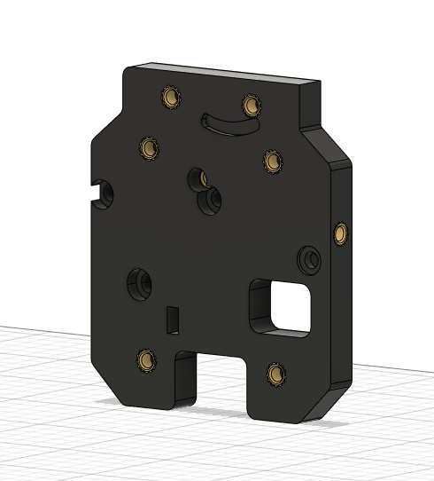 Voron Afterburner/Stealthburner adapter plate for Ender 3 v2 / Orbitor ...
