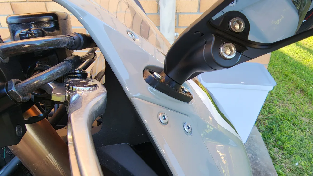 CBR Wing Mirror Mounts by Tristan Nutley | Download free STL model ...