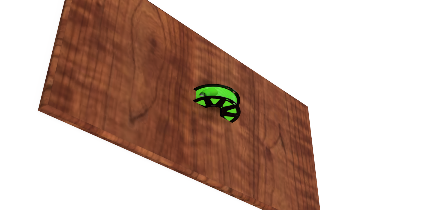 Filament Spool Cabinet Handle por Alex MacPherson | Descargar modelo ...