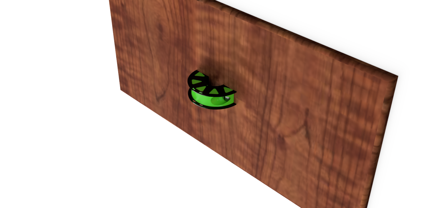 Filament Spool Cabinet Handle por Alex MacPherson | Descargar modelo ...