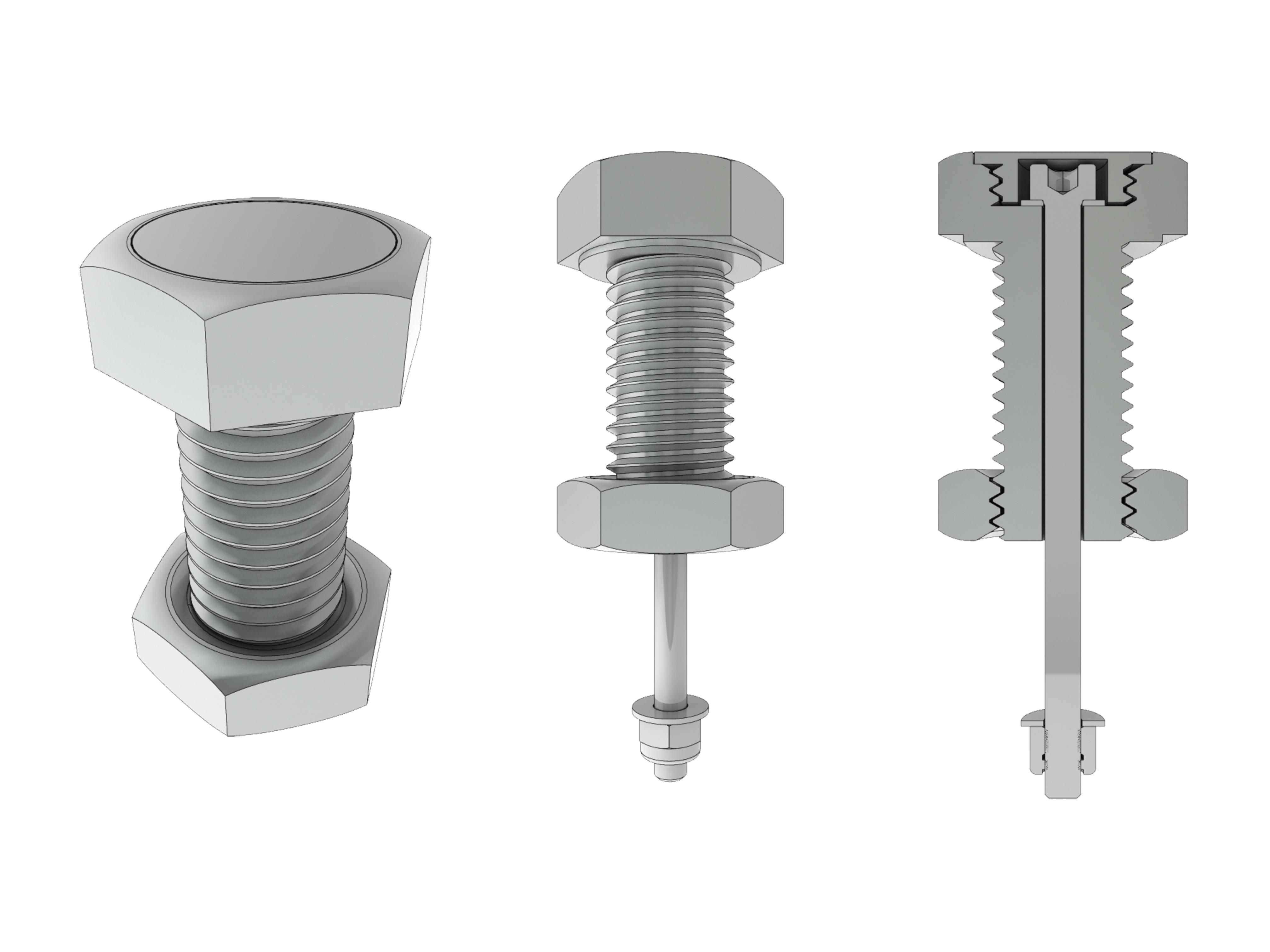 Hex Head Screw - Knob by Regis | Download free STL model | Printables.com