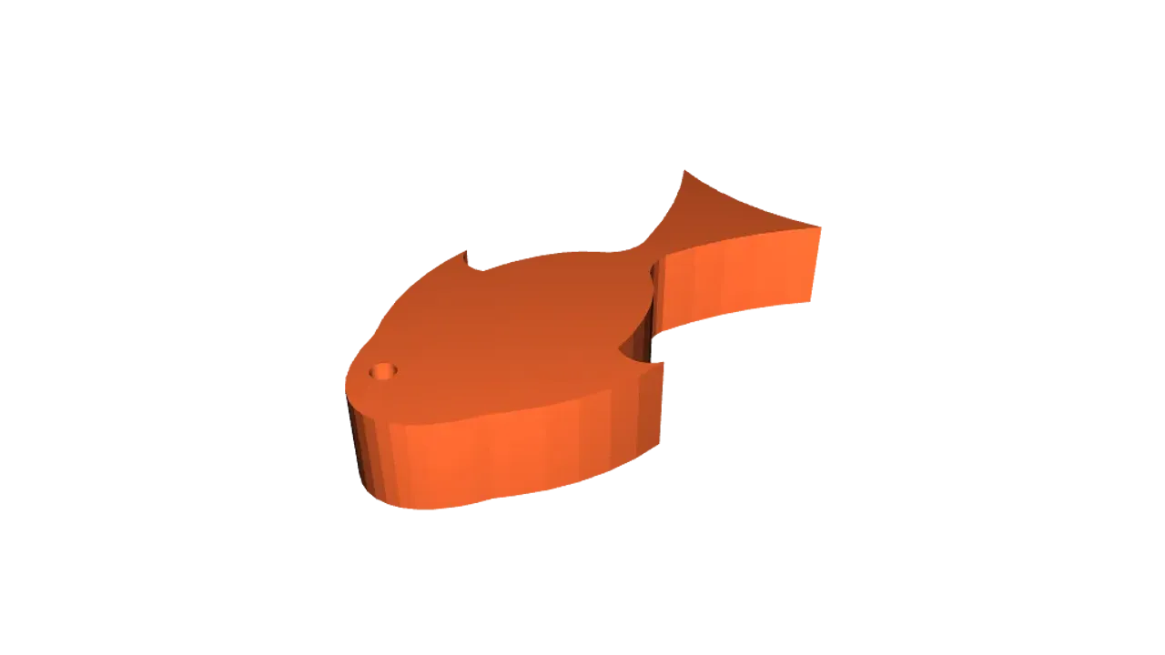 Fish Keychain by ToniaZ | Download free STL model | Printables.com
