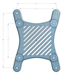 Matek 743 Flight Controller Mount by Tfaz | Download free STL model ...